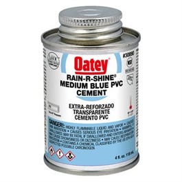 4-oz. Rain-R-Shine Blue PVC Pipe Cement - Pecos, TX - Gibson's Hardware ...