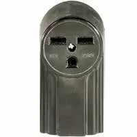 Eaton Cooper Wiring Power Device Receptacle 30A, 250V Black - Pecos, TX ...