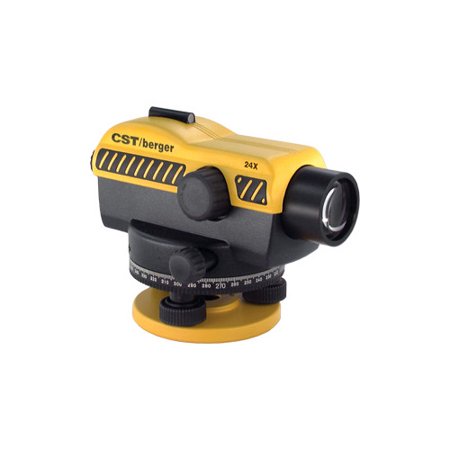 CST/berger 55-SLVP24ND 24X Automatic Optical Level Kit with 3-in-1 Tri ...