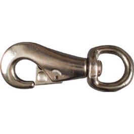 Nickel Bull Snap Round Swivel Eye, 1.125 x 5.125-In. - Pecos, TX ...