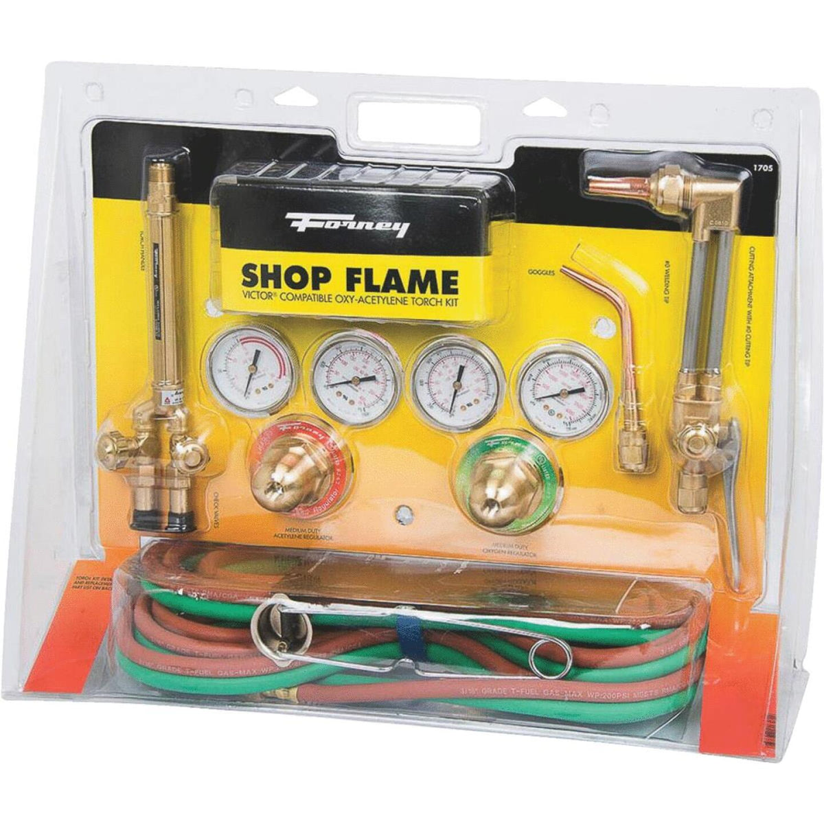 Forney Shop Flame Victor Compatible Medium-Duty Oxygen Acetylene Torch ...