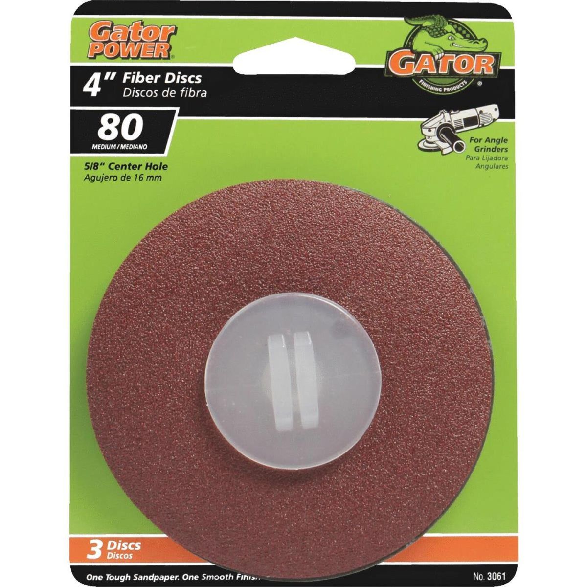 Gator 4 In. 80 Grit Fiber Disc (3-Pack) - Pecos, TX - Gibson's Hardware ...