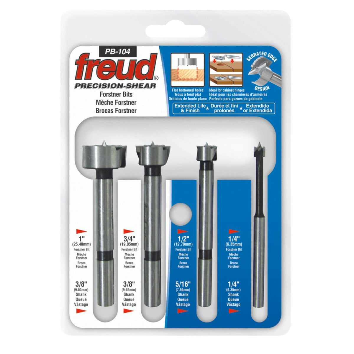 Freud Forstner Bit Set (4-Pieces) - Pecos, TX - Gibson's Hardware and ...