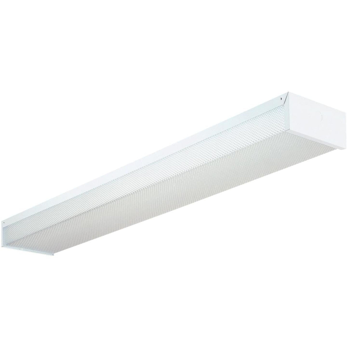 Lithonia 4 Ft. 2-Bulb Fluorescent Utility Wraparound Light Fixture ...