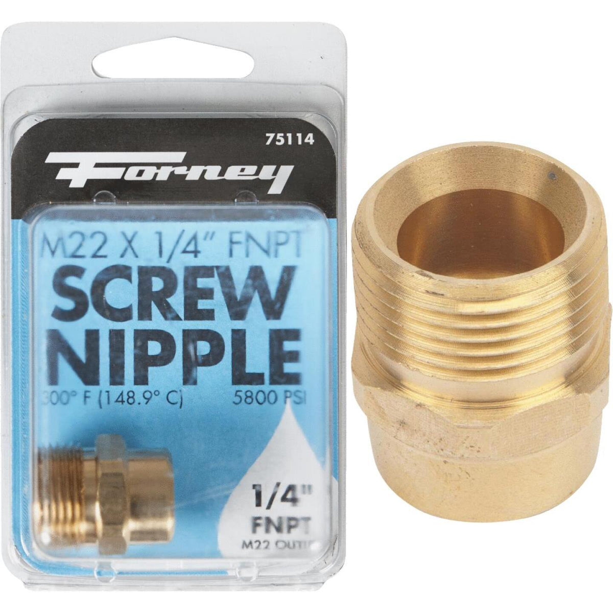 Forney 1/4 In. Female Pressure Washer Screw Nipple - Pecos, TX - Gibson ...