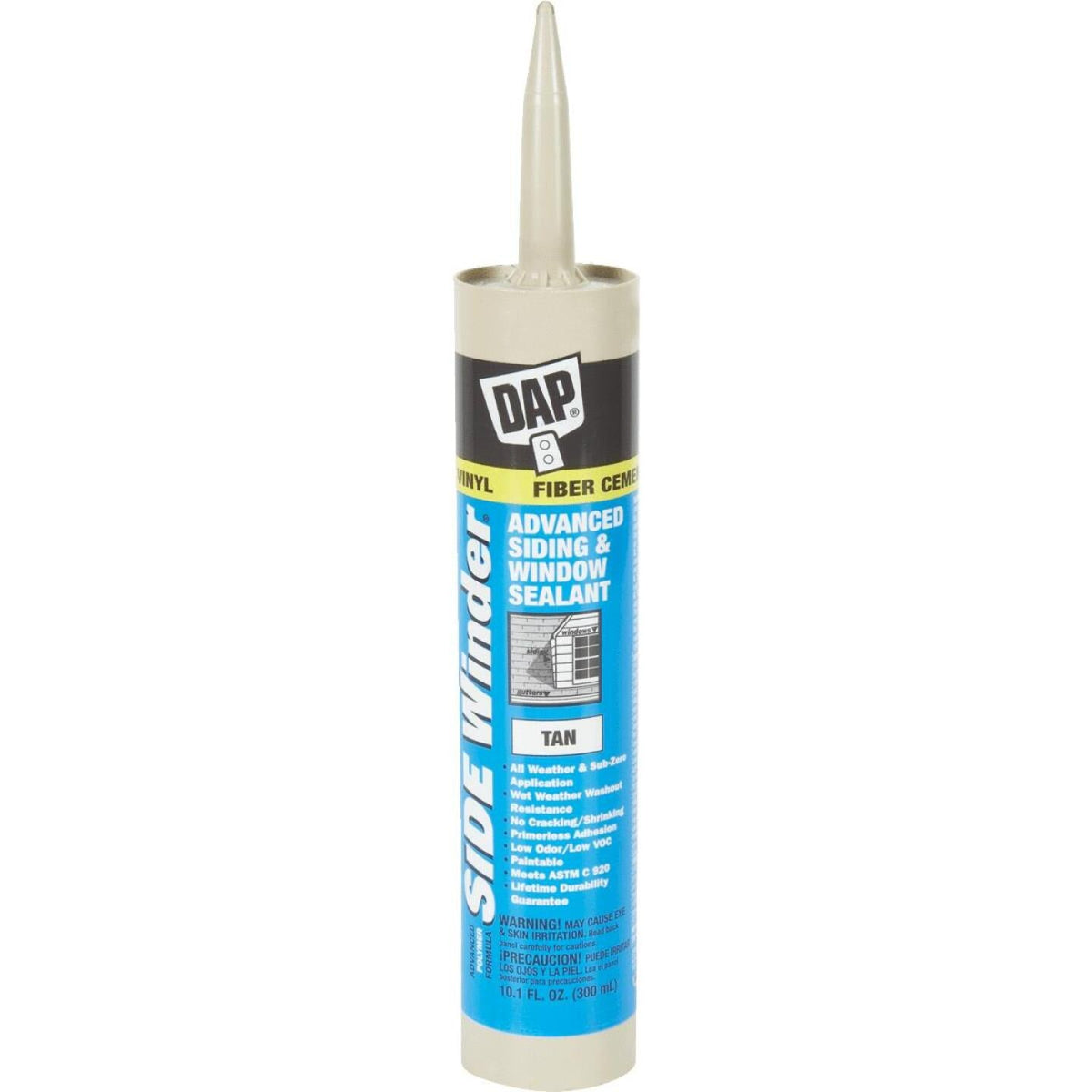 DAP Side Winder 10.1 Oz. Advanced Siding & Window Polymer Sealant, Tan ...