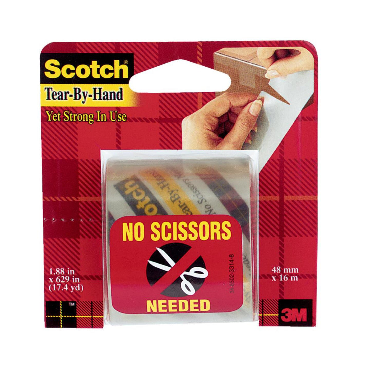 3M Scotch 2 In. X 17 Yd. Tear by Hand Tape - Pecos, TX - Gibson's ...