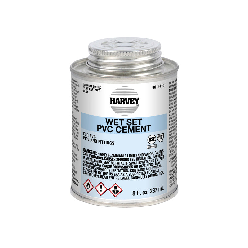 Harvey 8 oz. PVC Medium Body Wet Set Hot Blue Cement - Pecos, TX ...